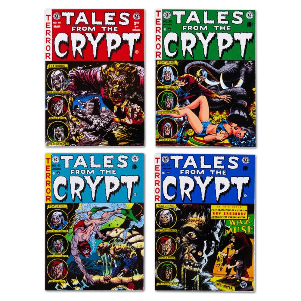 Tales From The Crypt Covers Set Of 4 Stickers Circus
